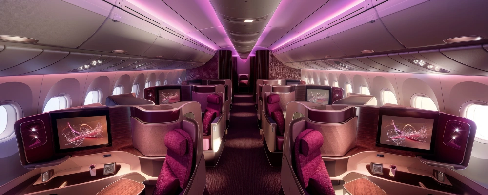 Business Class Flights: Elevate Your Travel with Luxurious Comfort.